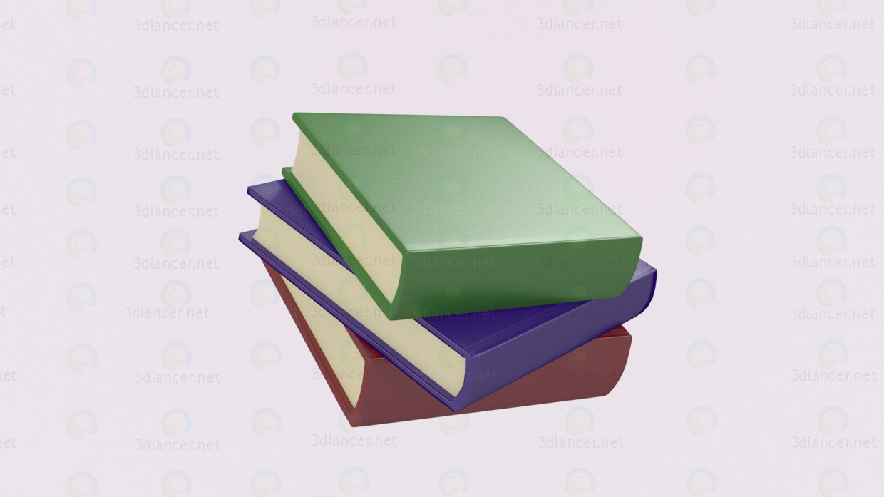 3d model Stack of books | 11203 | 3dlancer.net