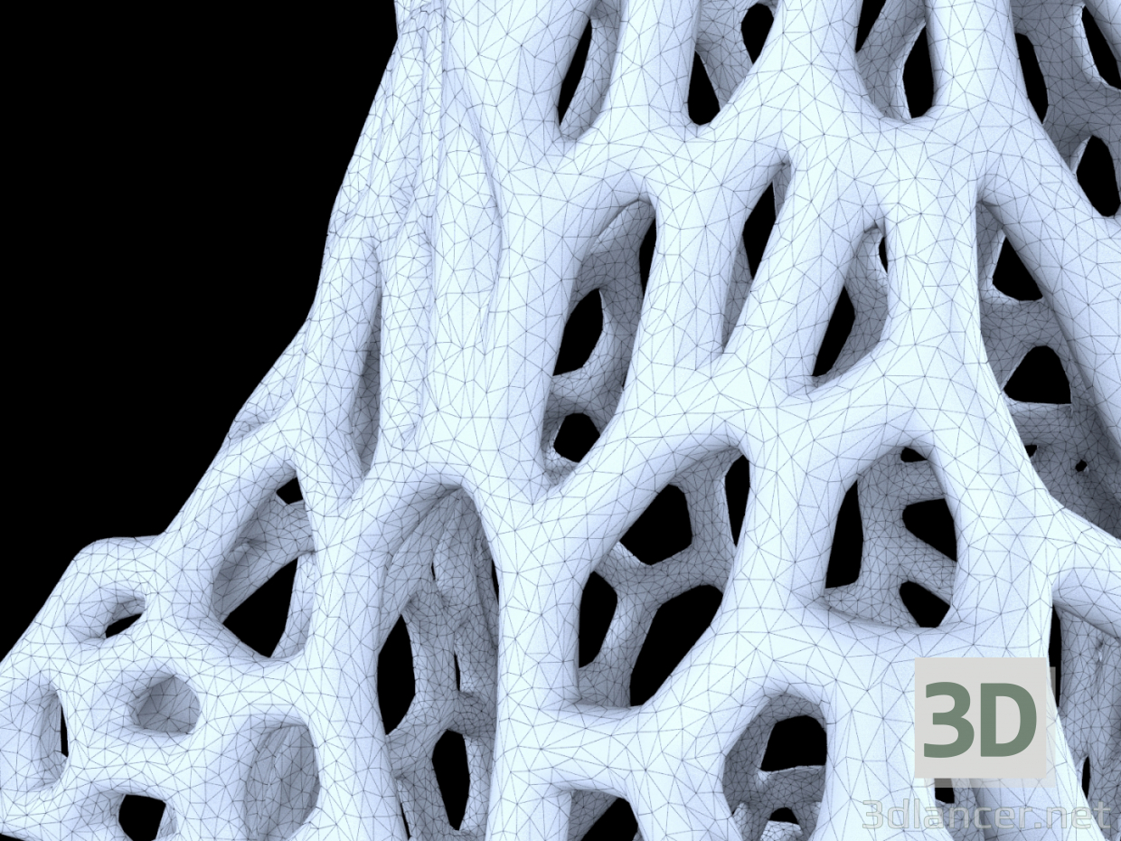 3D модель Christmas tree voronoi | 37203 | 3dlancer.net