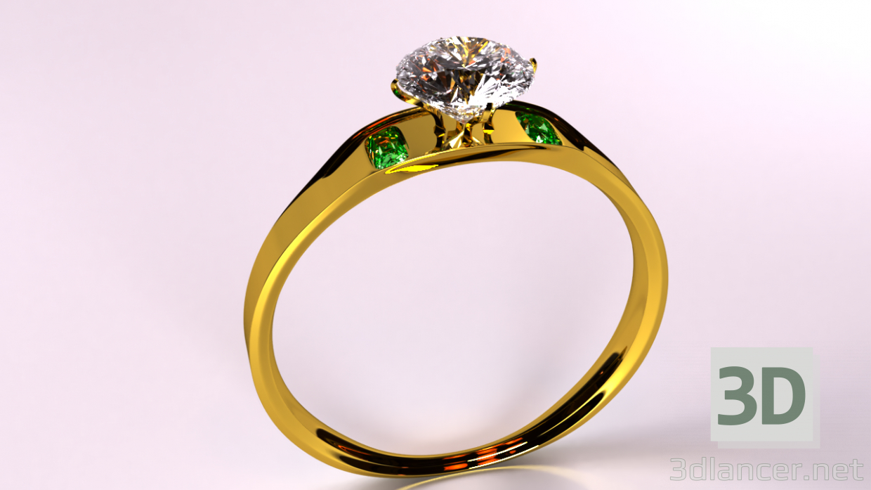 3d model gold ring | 24211 | 3dlancer.net