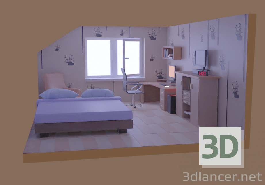 3d model Room | 73215 | 3dlancer.net