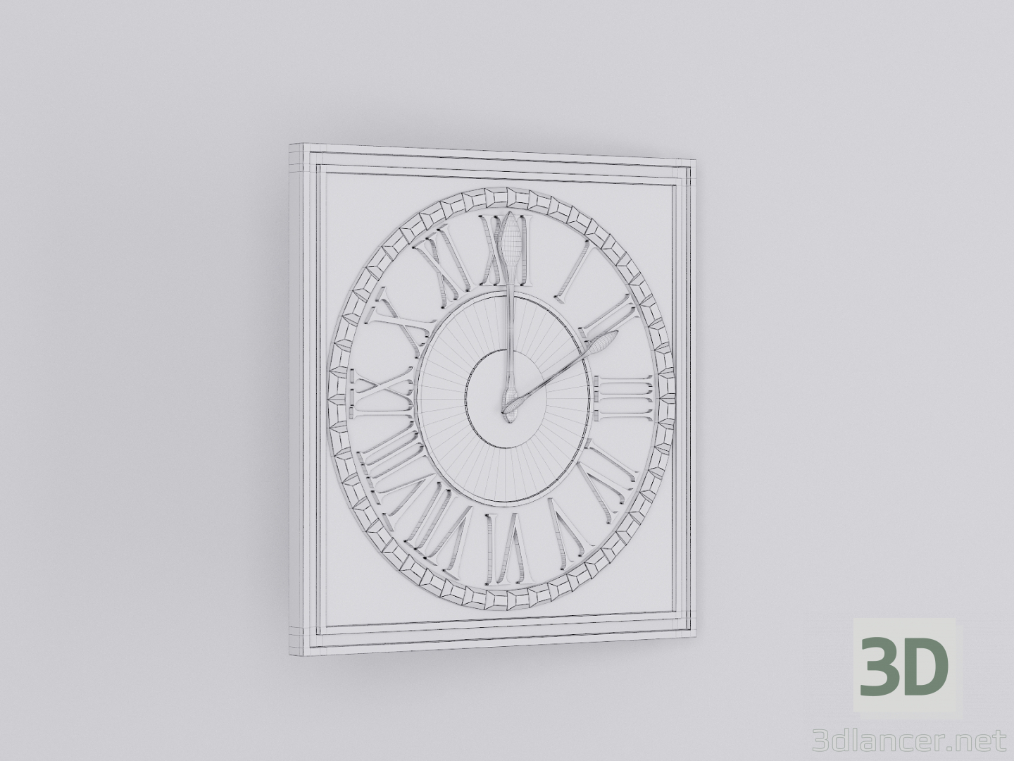 3d model Wall Clock | 64218 | 3dlancer.net