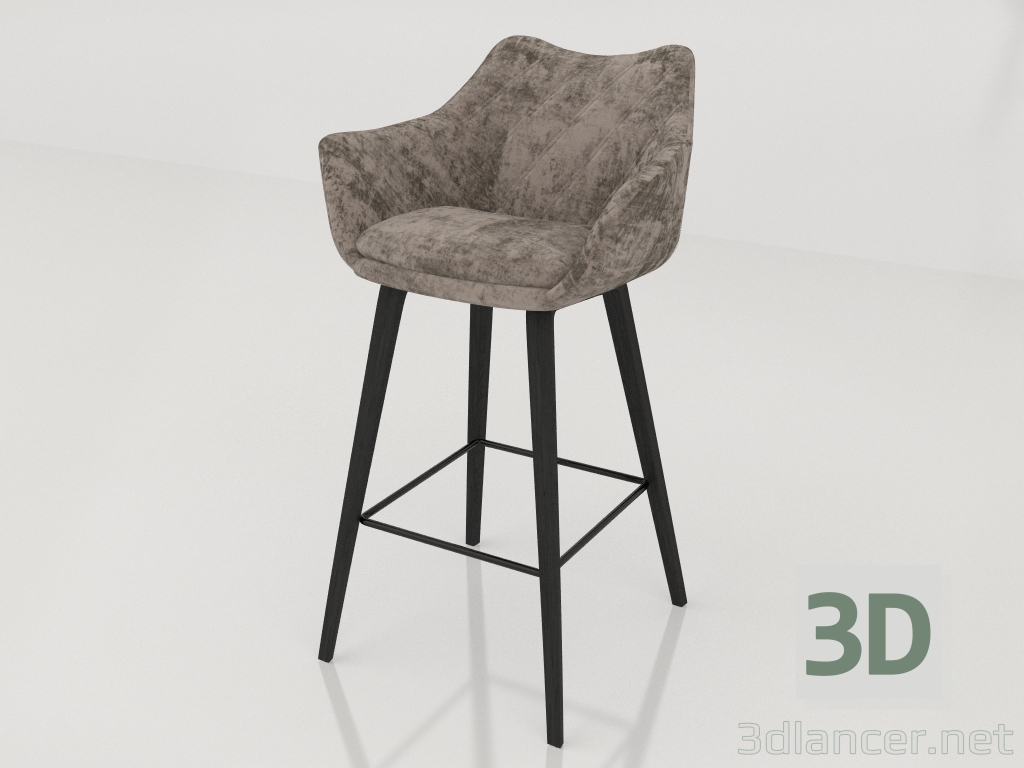 Modèle 3D Tabouret de bar Shirley | 82219 | 3dlancer.net