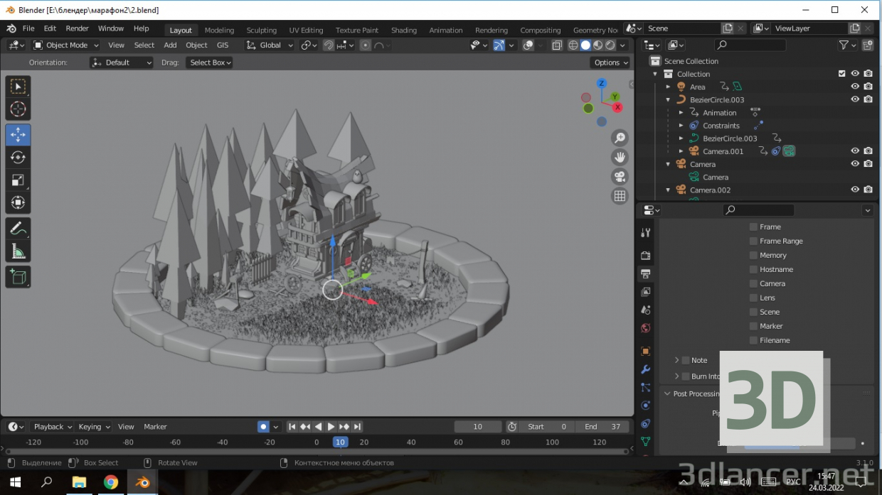 Modelo 3d MODELO LOW POLY | 71221 | 3dlancer.net