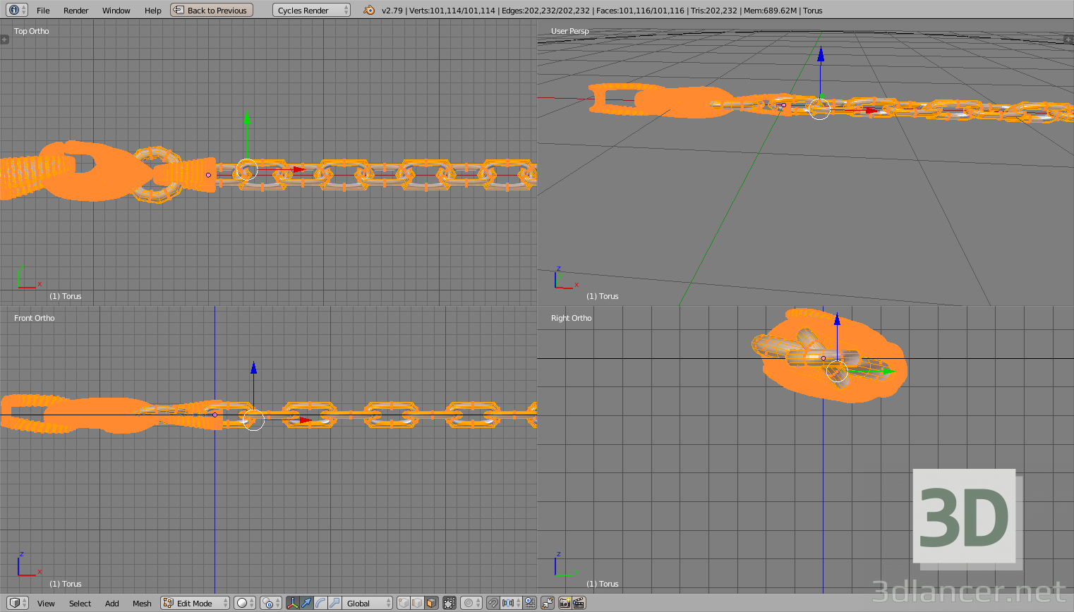 3d model Chain | 28228 | 3dlancer.net