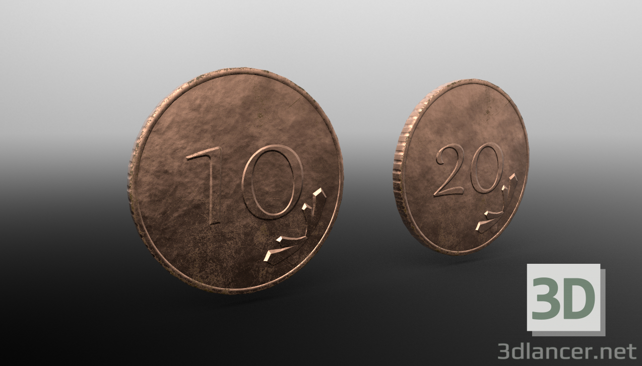 3d model coins | 74230 | 3dlancer.net