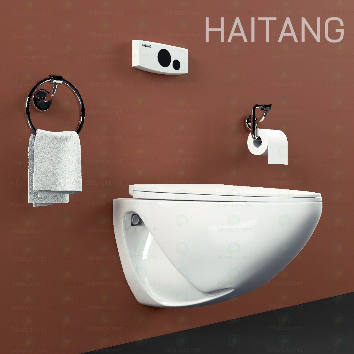 3d model toilets, bidets | 14248 | 3dlancer.net