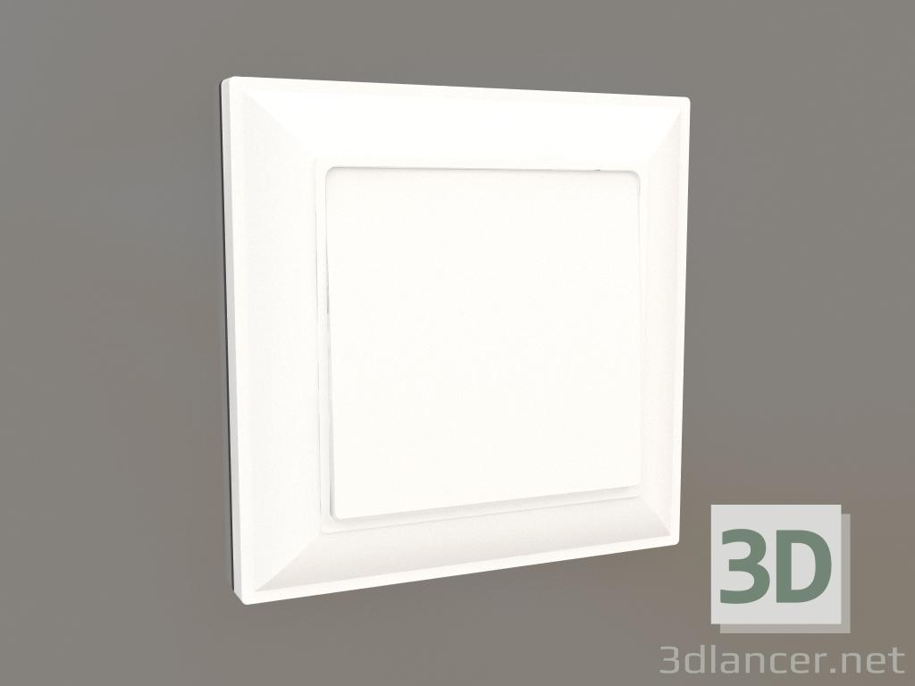 3d model One-key switch (white gloss) | 83258 | 3dlancer.net