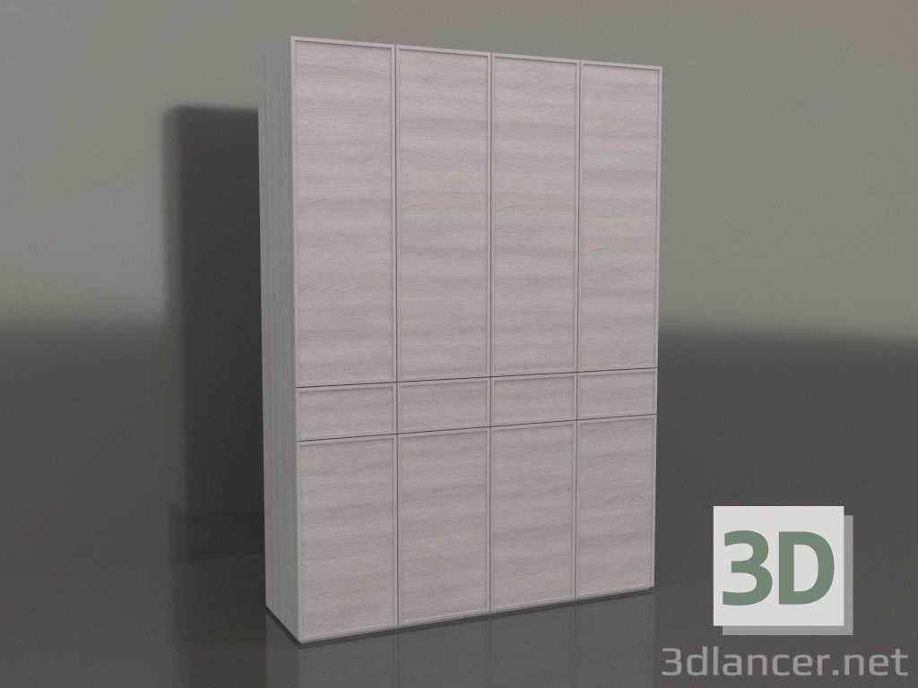 3d модель Шкаф MW 03 wood (2000х580х2800, wood pale) | 78265 | 3dlancer.net