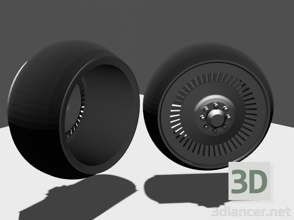 3d model Disc with tire | 72268 | 3dlancer.net