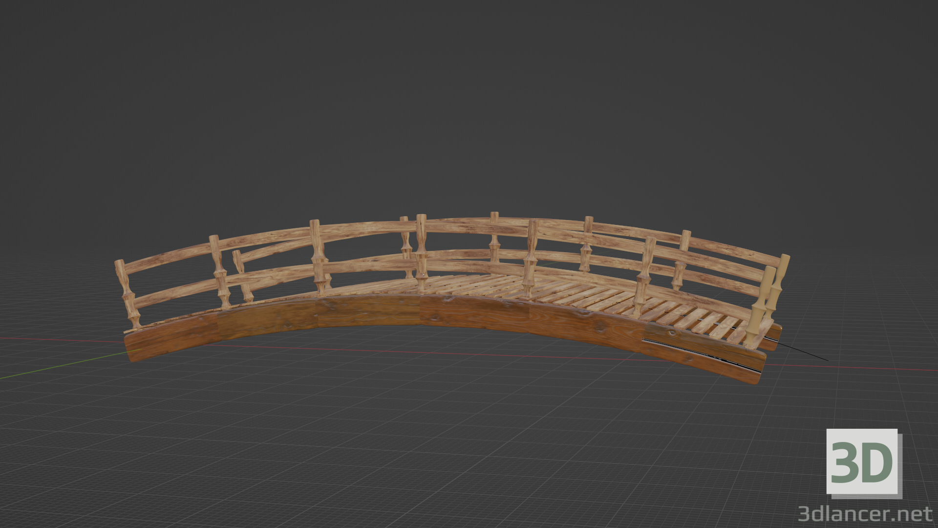 3d model Bridge Customizable | 91281 | 3dlancer.net