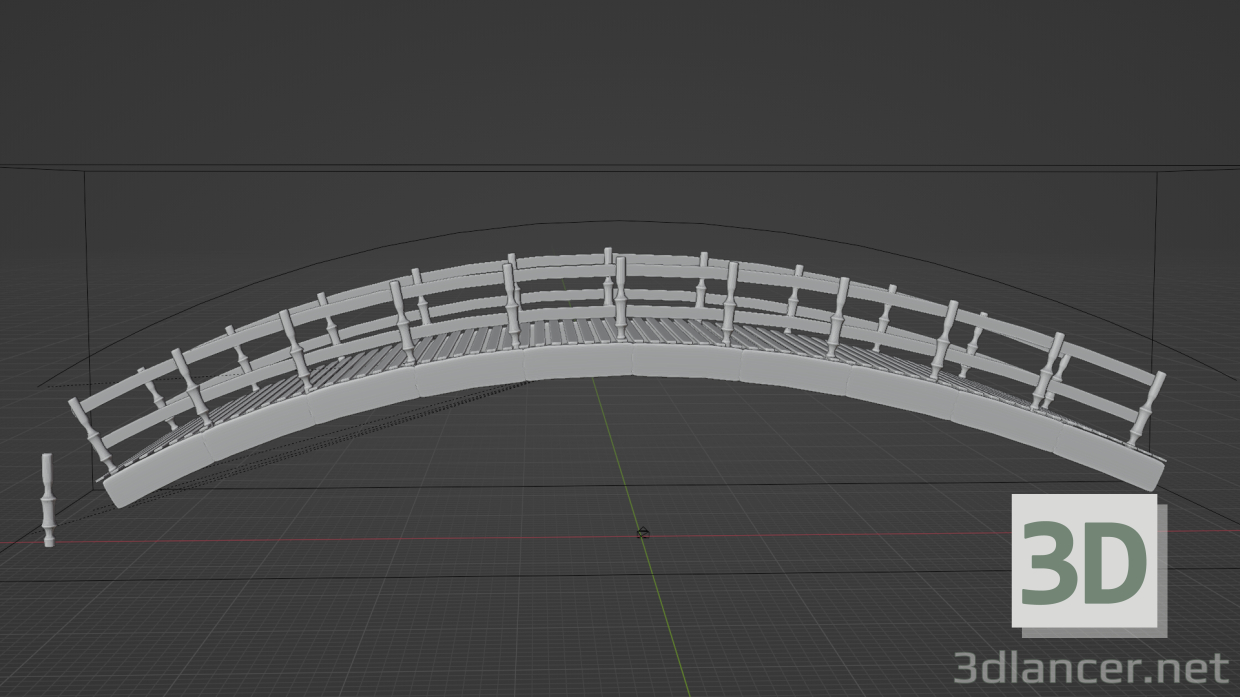 3d model Bridge Customizable | 91281 | 3dlancer.net