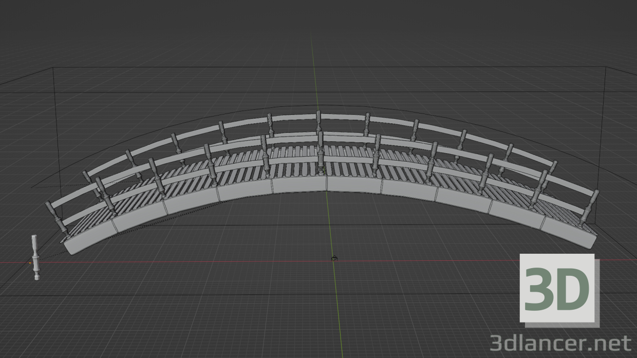 3d model Bridge Customizable | 91281 | 3dlancer.net