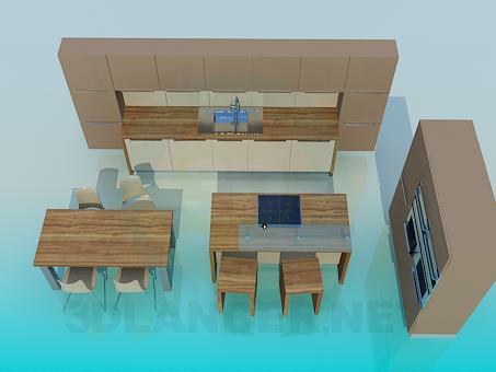 3d model Kitchen set | 2283 | 3dlancer.net
