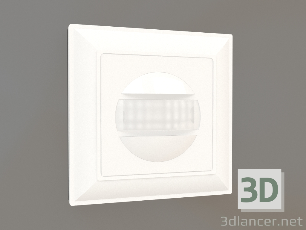 3d model Motion sensor (white gloss) | 83284 | 3dlancer.net