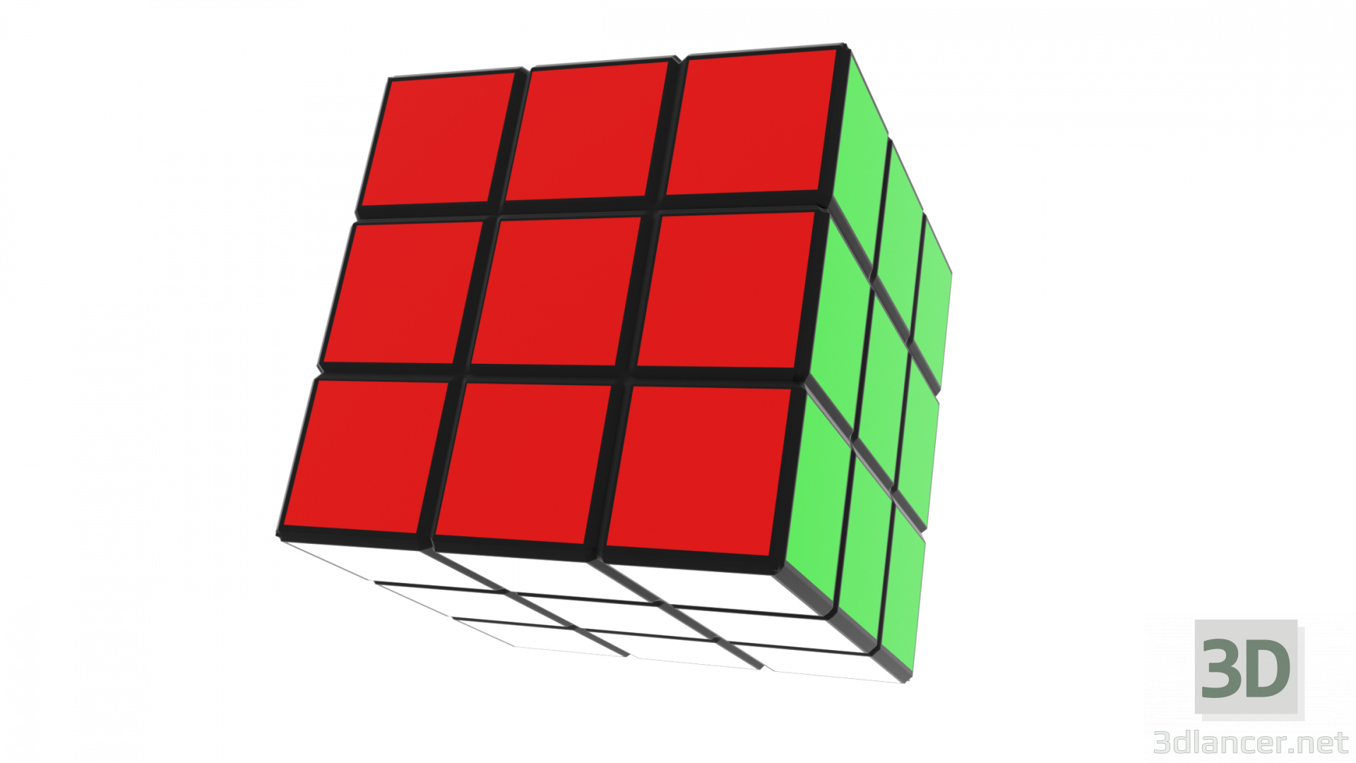Modelo 3d Cubo de Rubik | 16285 | 3dlancer.net