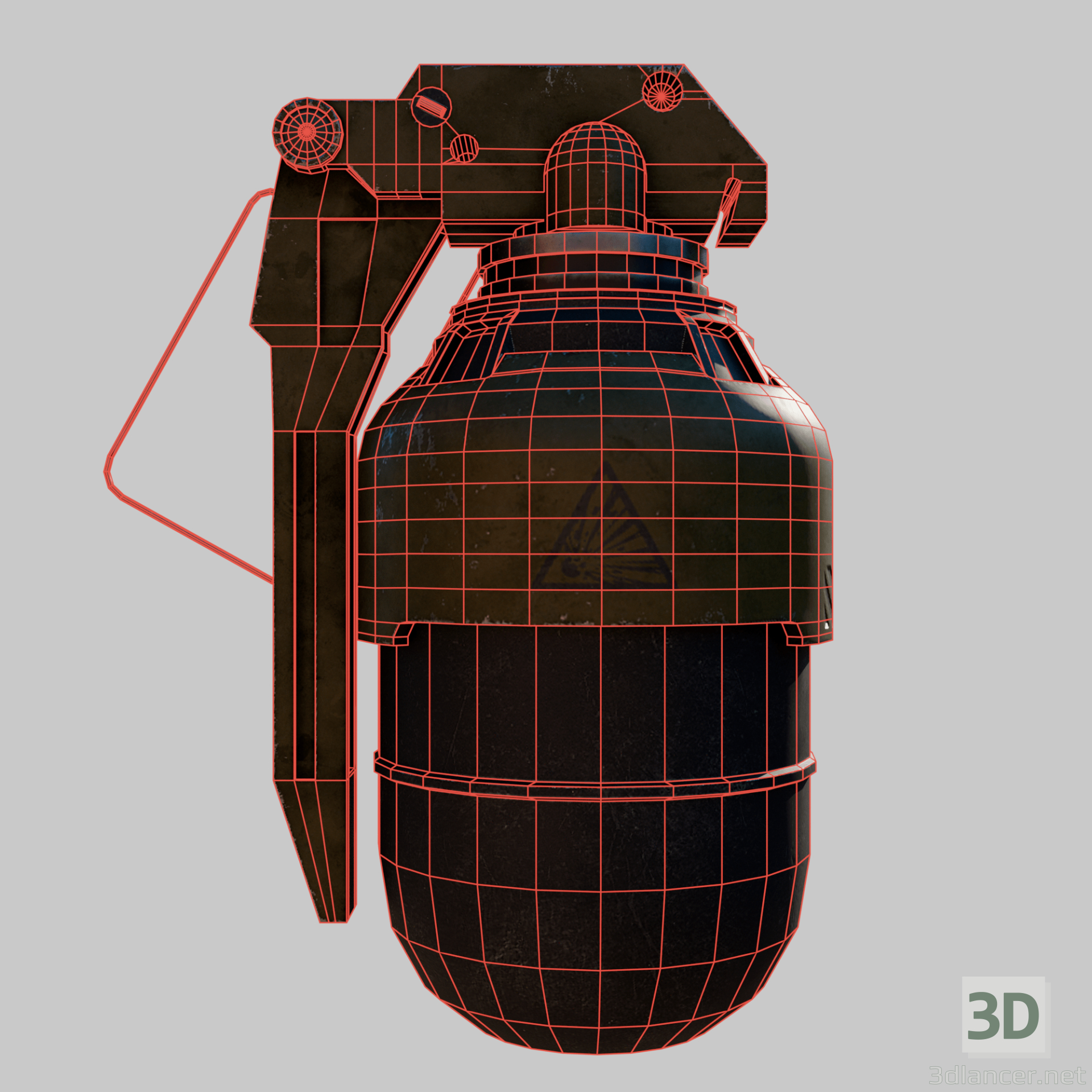 Modèle 3D Concept de grenade futuriste | 85029 | 3dlancer.net
