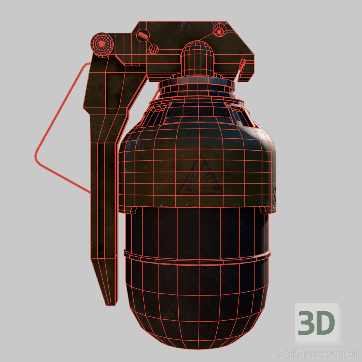 3d model Futuristic grenade concept | 85029 | 3dlancer.net