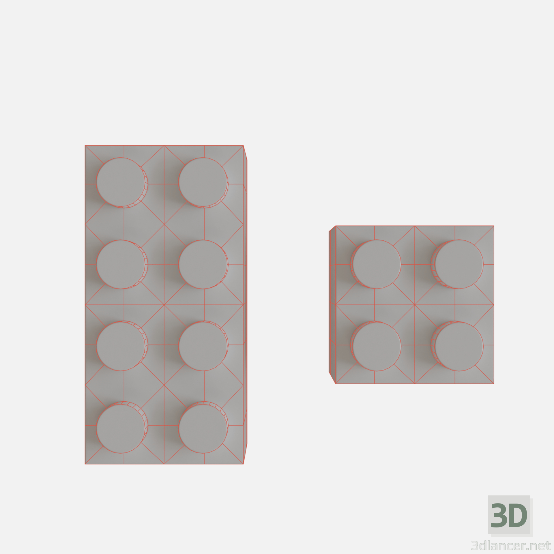 3d model Lego bricks | 104291 | 3dlancer.net
