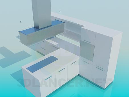 3d model Kitchen, template | 2295 | 3dlancer.net