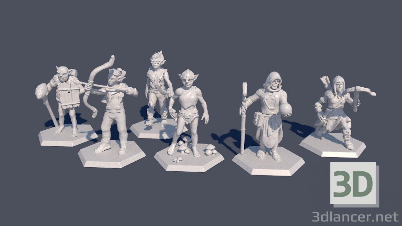 3d model Figures | 34308 | 3dlancer.net