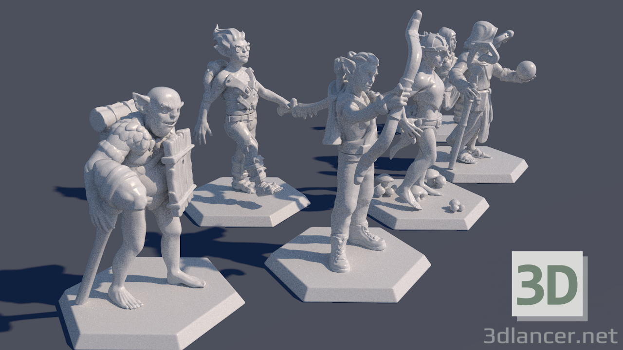 3d model Figures | 34308 | 3dlancer.net