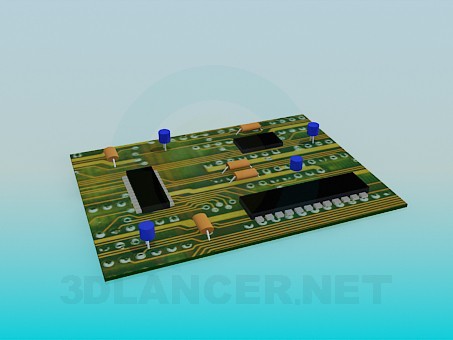 3d model Circuit board | 9314 | 3dlancer.net