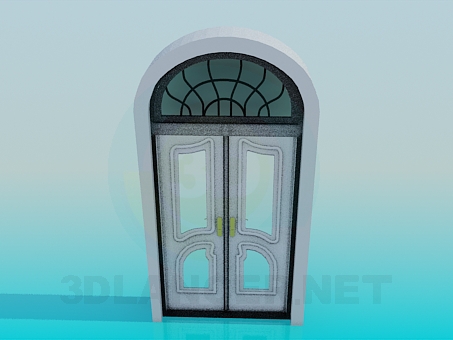 3d model Front double door | 4318 | 3dlancer.net