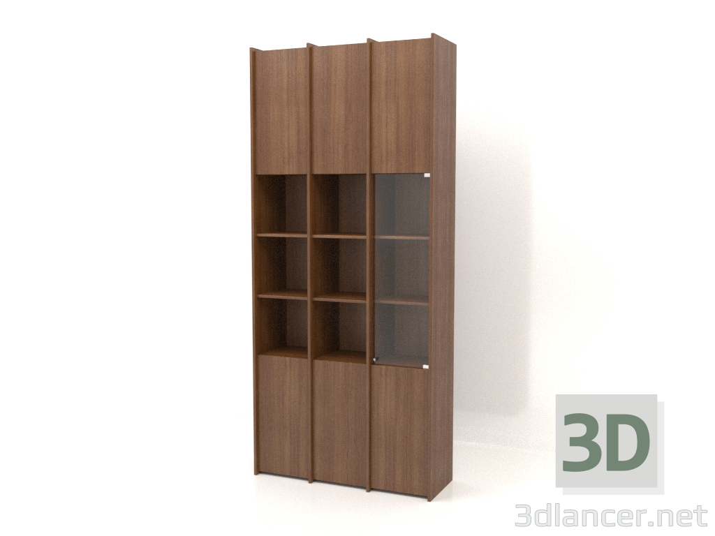 3d model Modular rack ST 07 (1152х409х2600, wood brown light) | 77319 ...