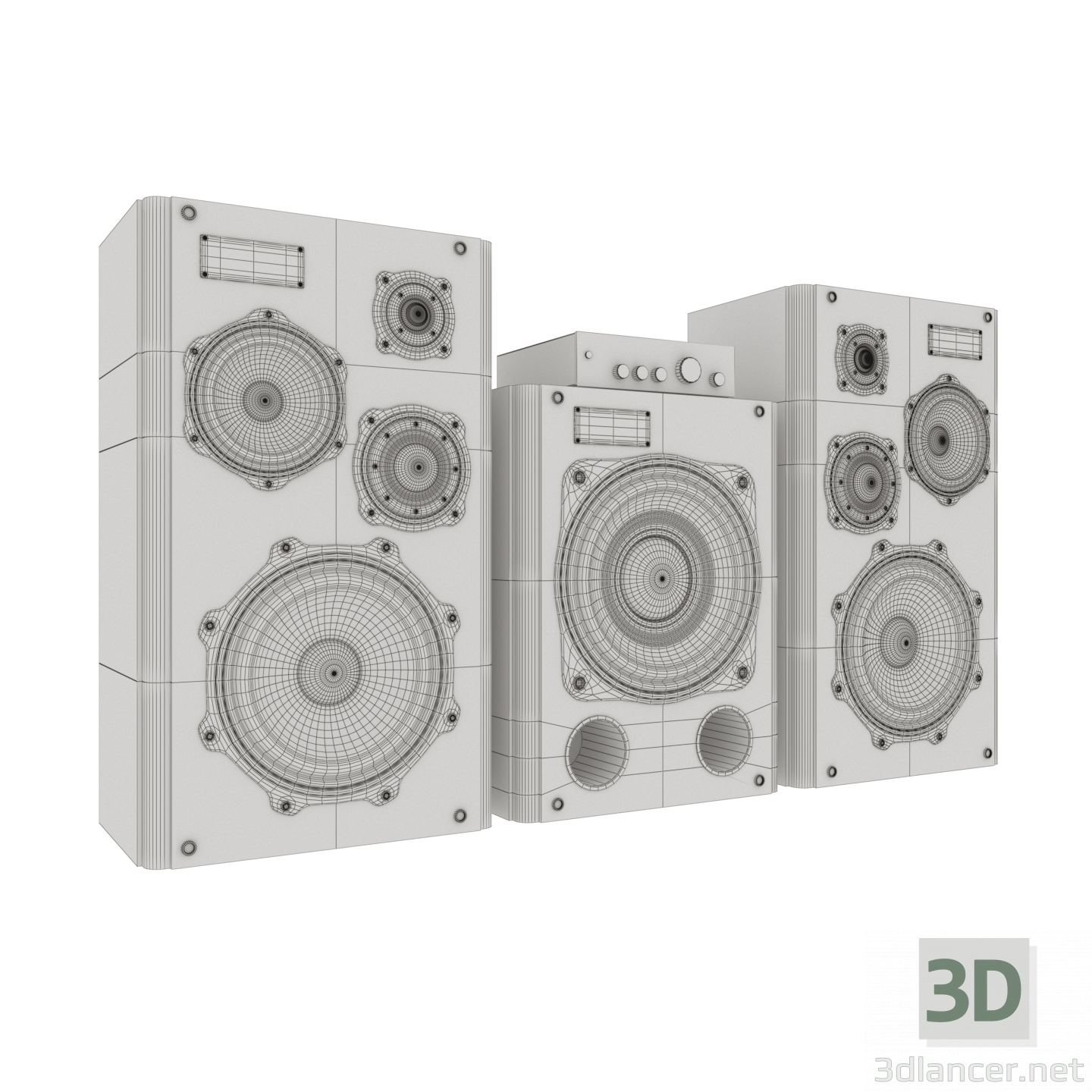 3d model Sound System | 16032 | 3dlancer.net