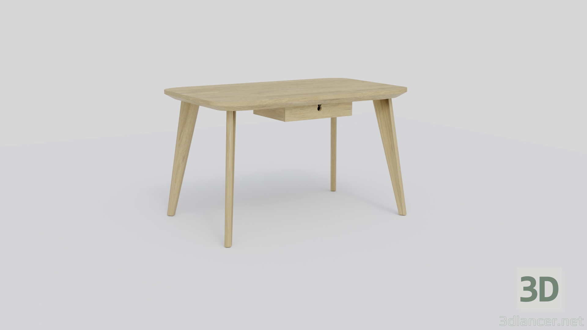 3d model Written / computer / dressing table LISABO (IKEA) | 97327 ...
