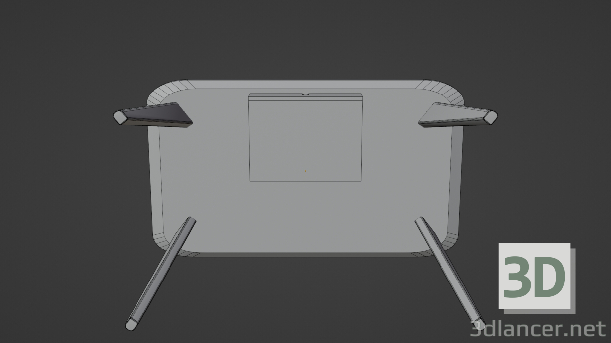 3d model Written / computer / dressing table LISABO (IKEA) | 97327 ...