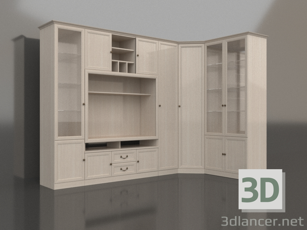 Modelo 3d Gabinetes (composición 6) | 108332 | 3dlancer.net
