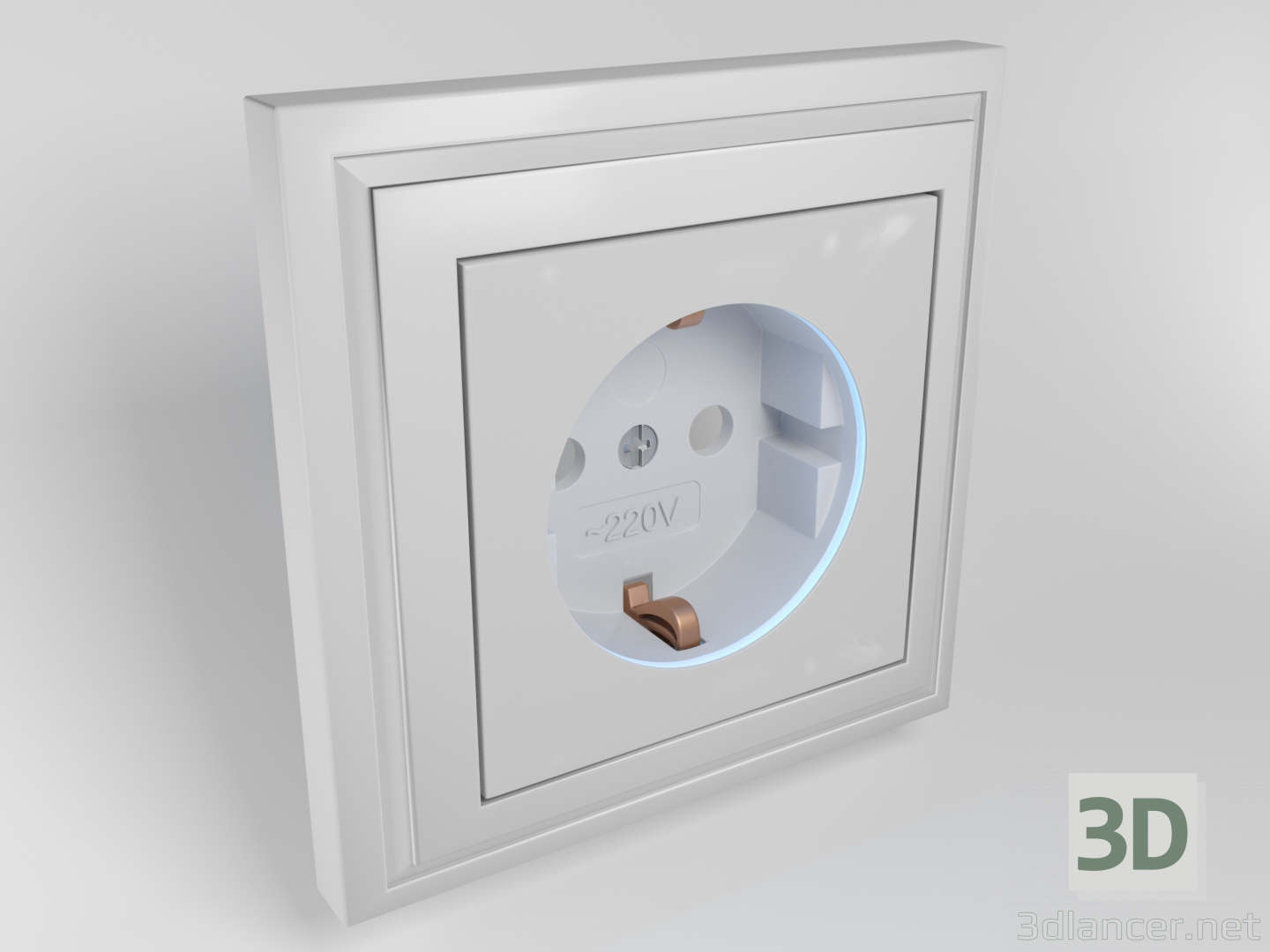 3d model Socket (Illuminated) | 51332 | 3dlancer.net