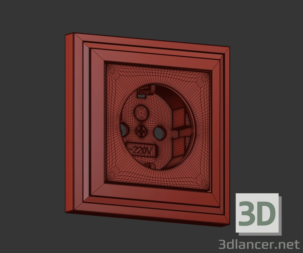 3d model Socket (Illuminated) | 51332 | 3dlancer.net