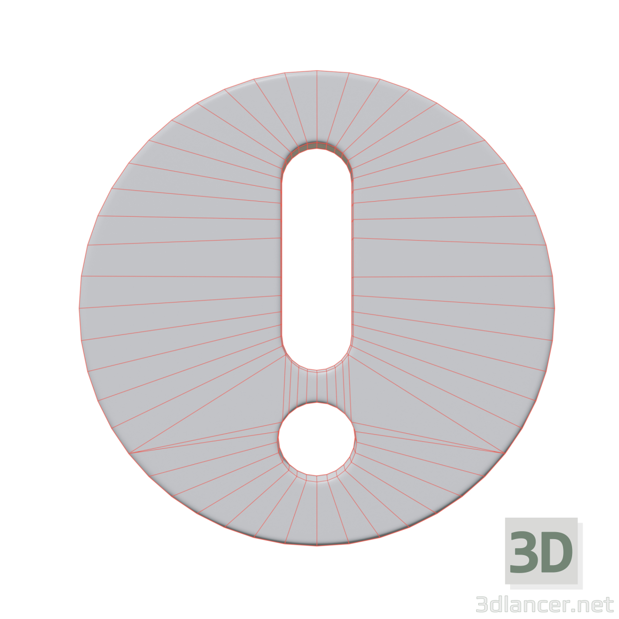 3d model Exclamation mark version 2 | 102345 | 3dlancer.net