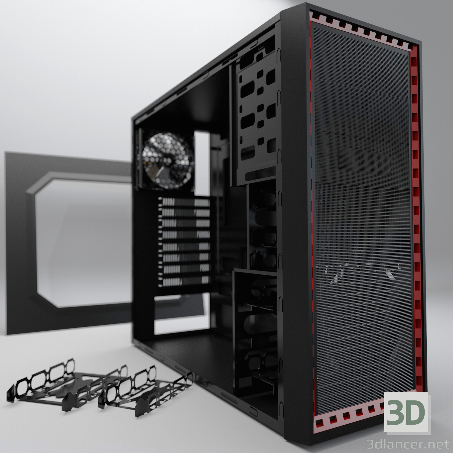 3d model Computer case | 23347 | 3dlancer.net