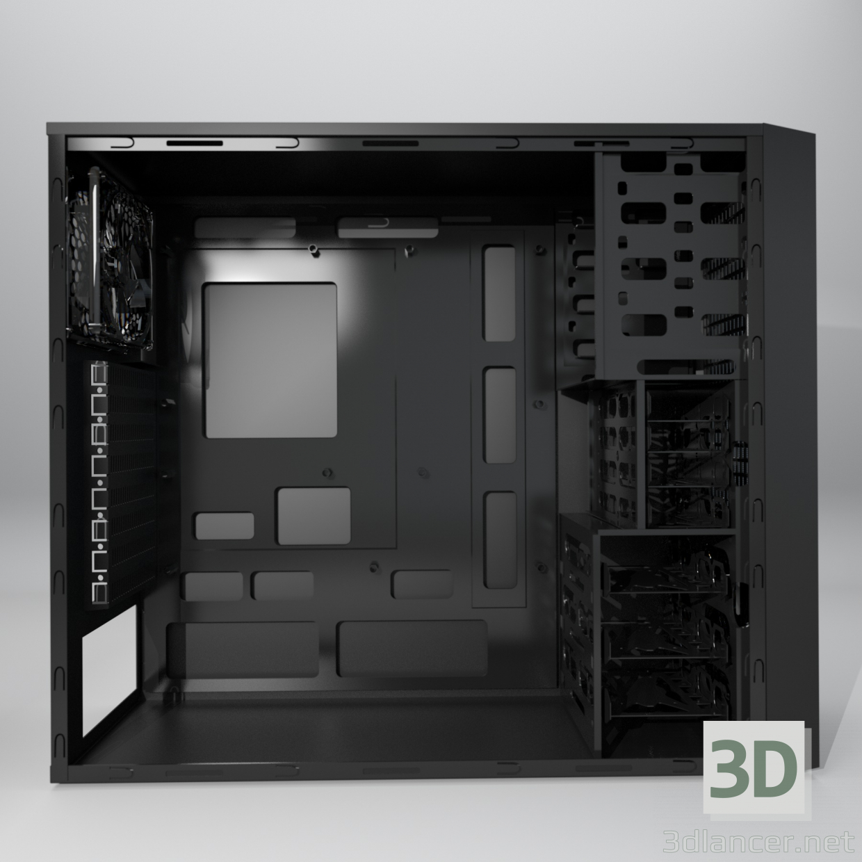 3d model Computer case | 23347 | 3dlancer.net