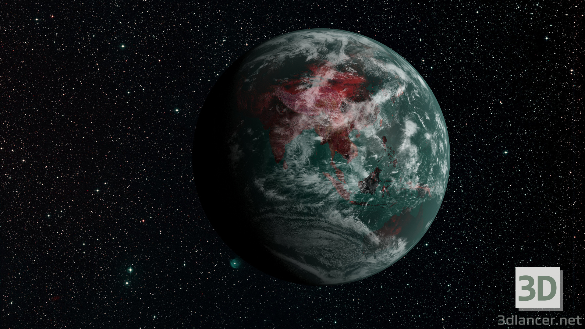 3d model Post apocalyptic earth | 19035 | 3dlancer.net