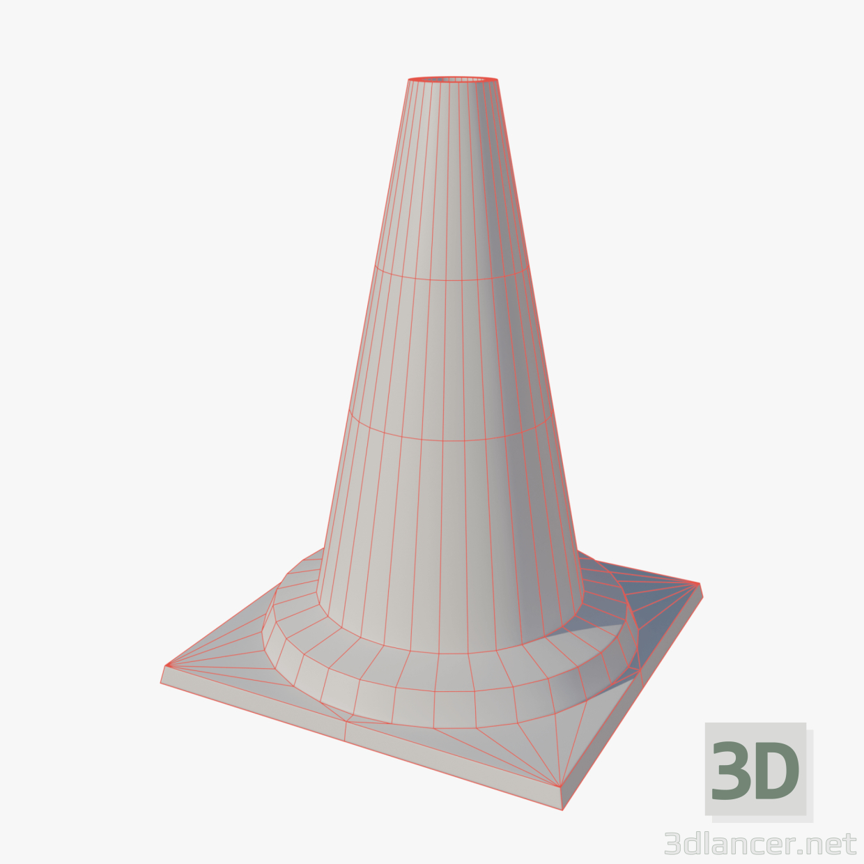3d model Road cone small | 103350 | 3dlancer.net