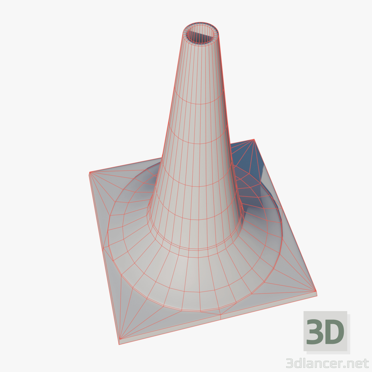 3d model Big Road Cone | 103351 | 3dlancer.net