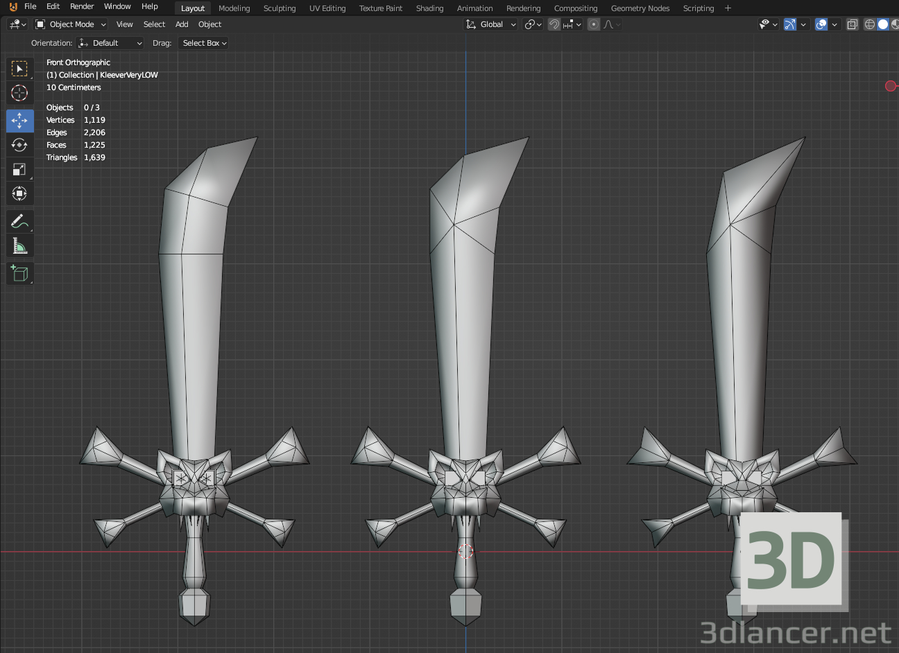 3d model Kleever - DKC2 - N64 version | 84351 | 3dlancer.net