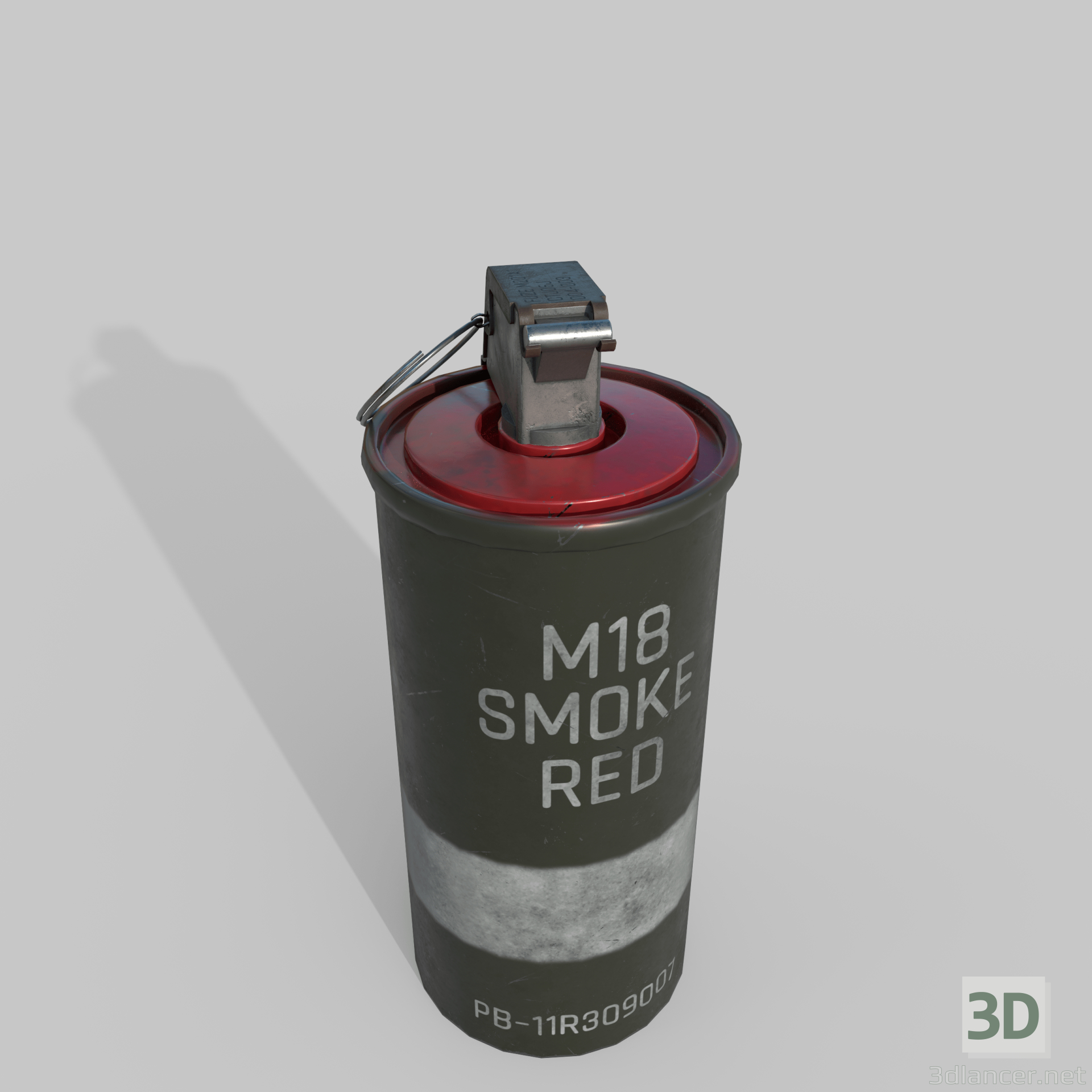 3d model Grenade M18 Smoke | 84036 | 3dlancer.net