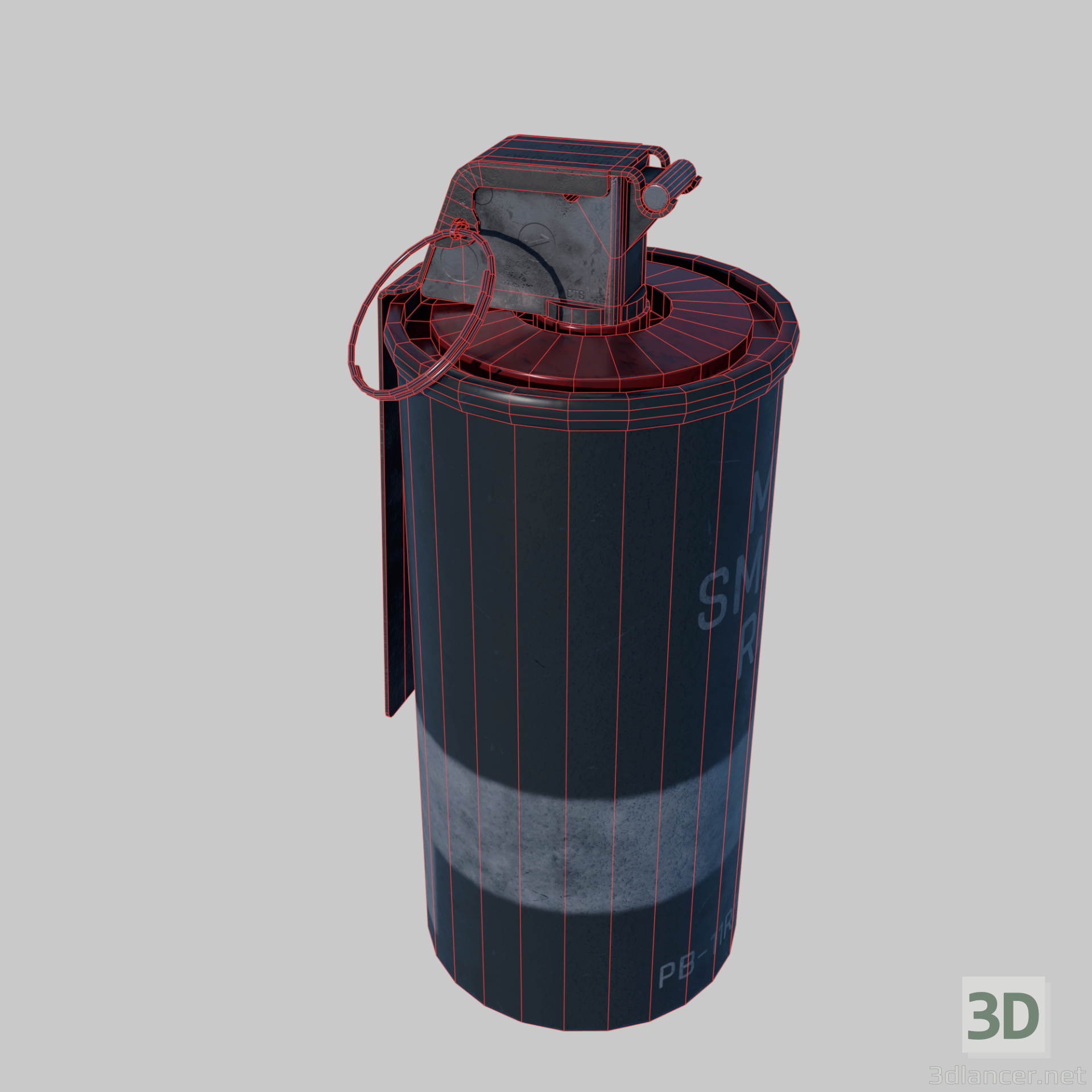 3d model Grenade M18 Smoke | 84036 | 3dlancer.net
