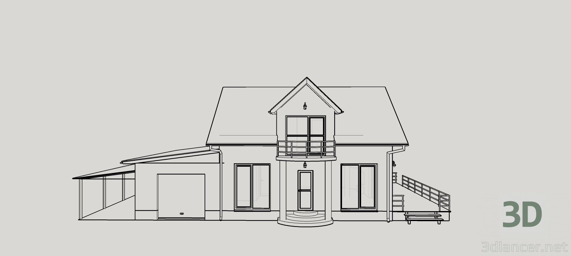 3d Model House 69362 3dlancer 3d-model-house-69362-3dlancer