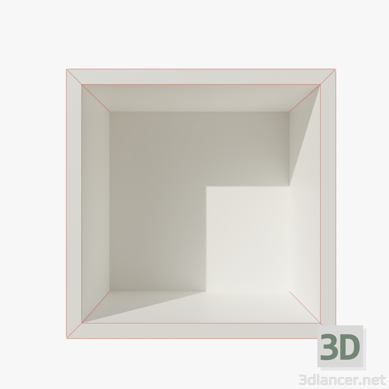 3d model IKEA EKET Blue | 95365 | 3dlancer.net