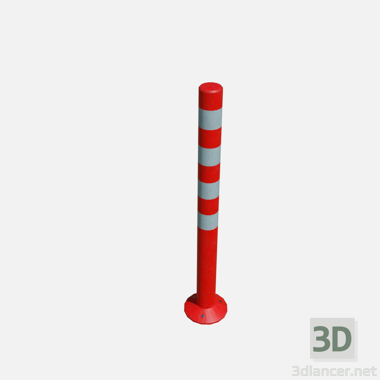 3d model Road pole 100 cm | 103370 | 3dlancer.net