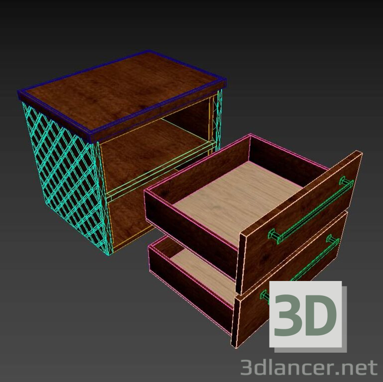 3d model Bedside table | 82382 | 3dlancer.net