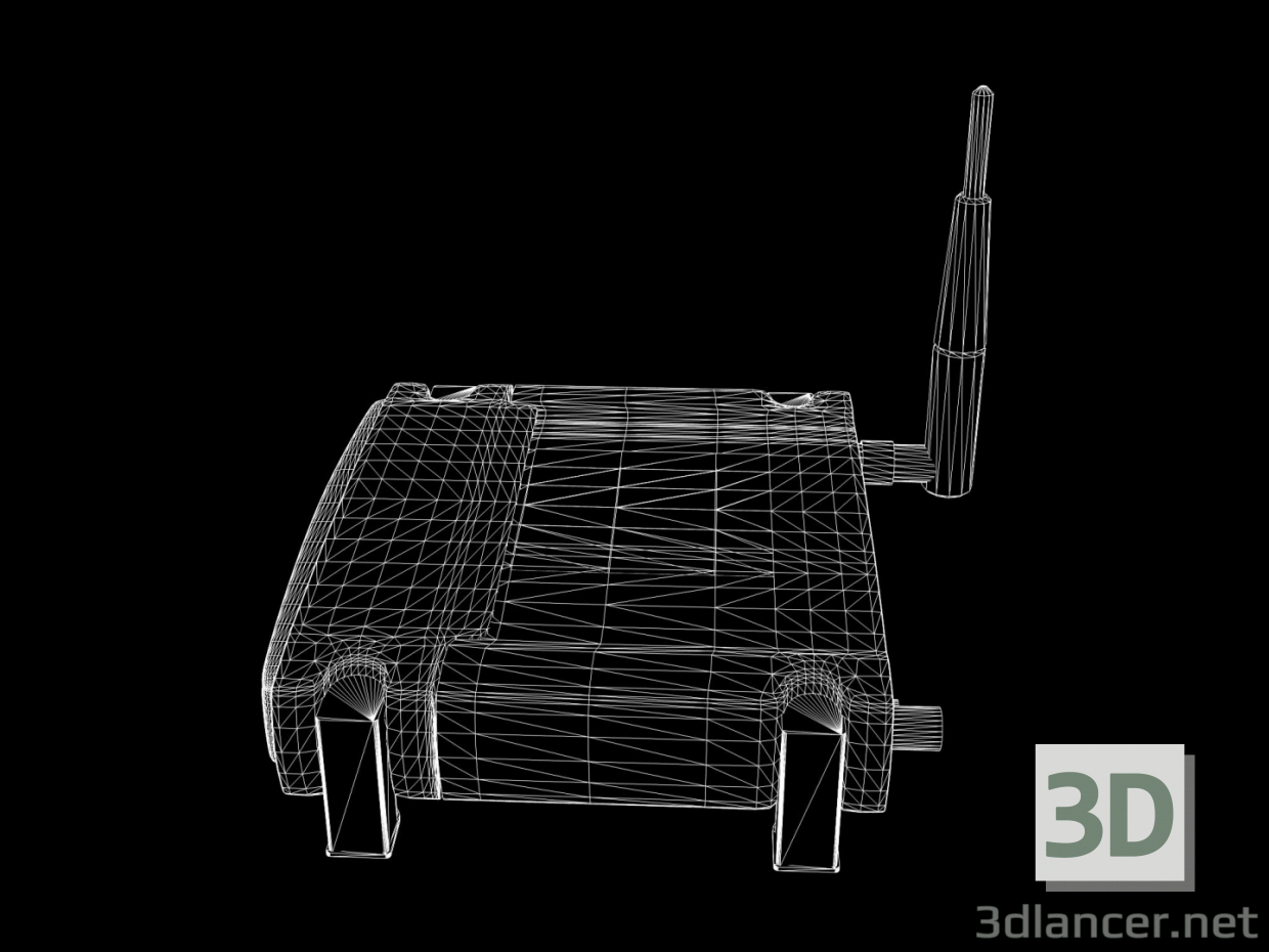 3d model Linksys wireless router | 21039 | 3dlancer.net