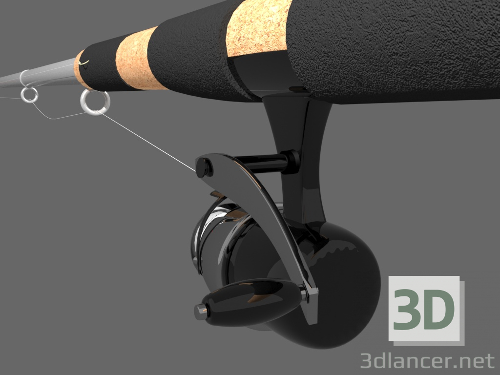 3d model Fishing rod | 25406 | 3dlancer.net