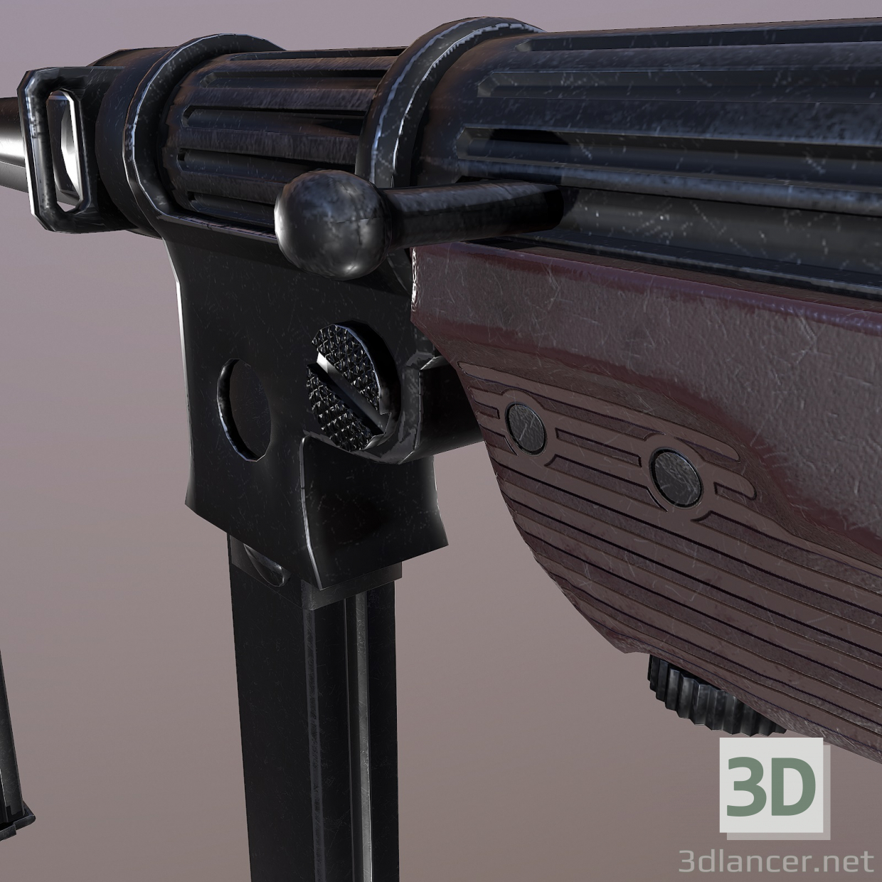 3d model Submachine gun mp 38 40 3d model | 50406 | 3dlancer.net